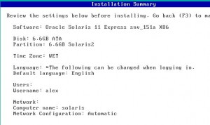 Cómo instalar Oracle Solaris 11 Express | rm-rf.es
